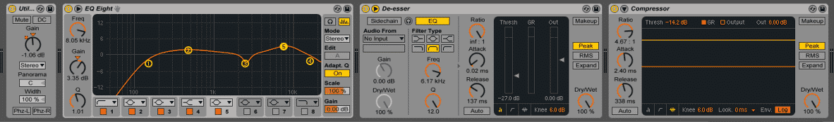 Vocal Treatment in Ableton Live – Subaqueous Music