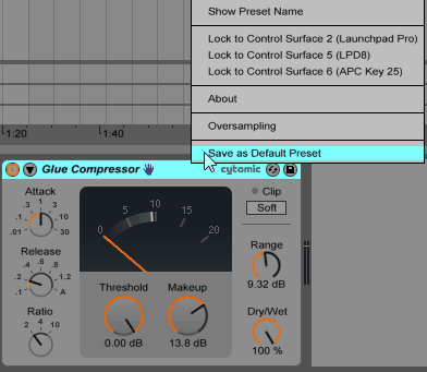4 Unknown features for Live’s Compressor – Subaqueous Music